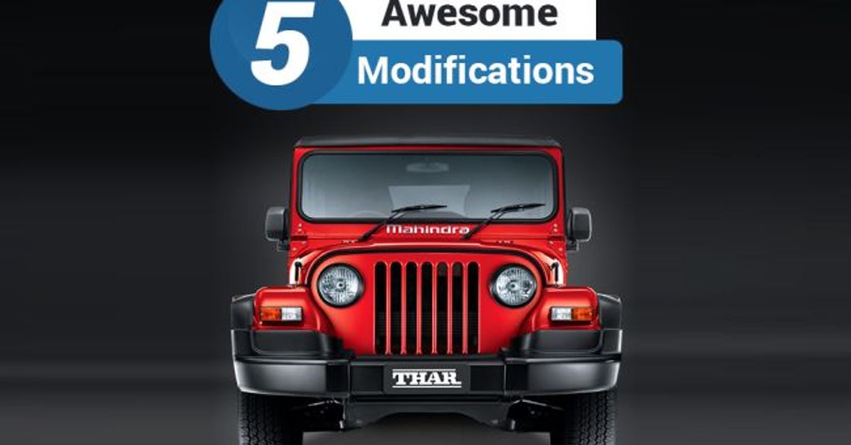 5 AWESOME Mahindra Thar Modifications – Beast, Daybreak, Hammer & More